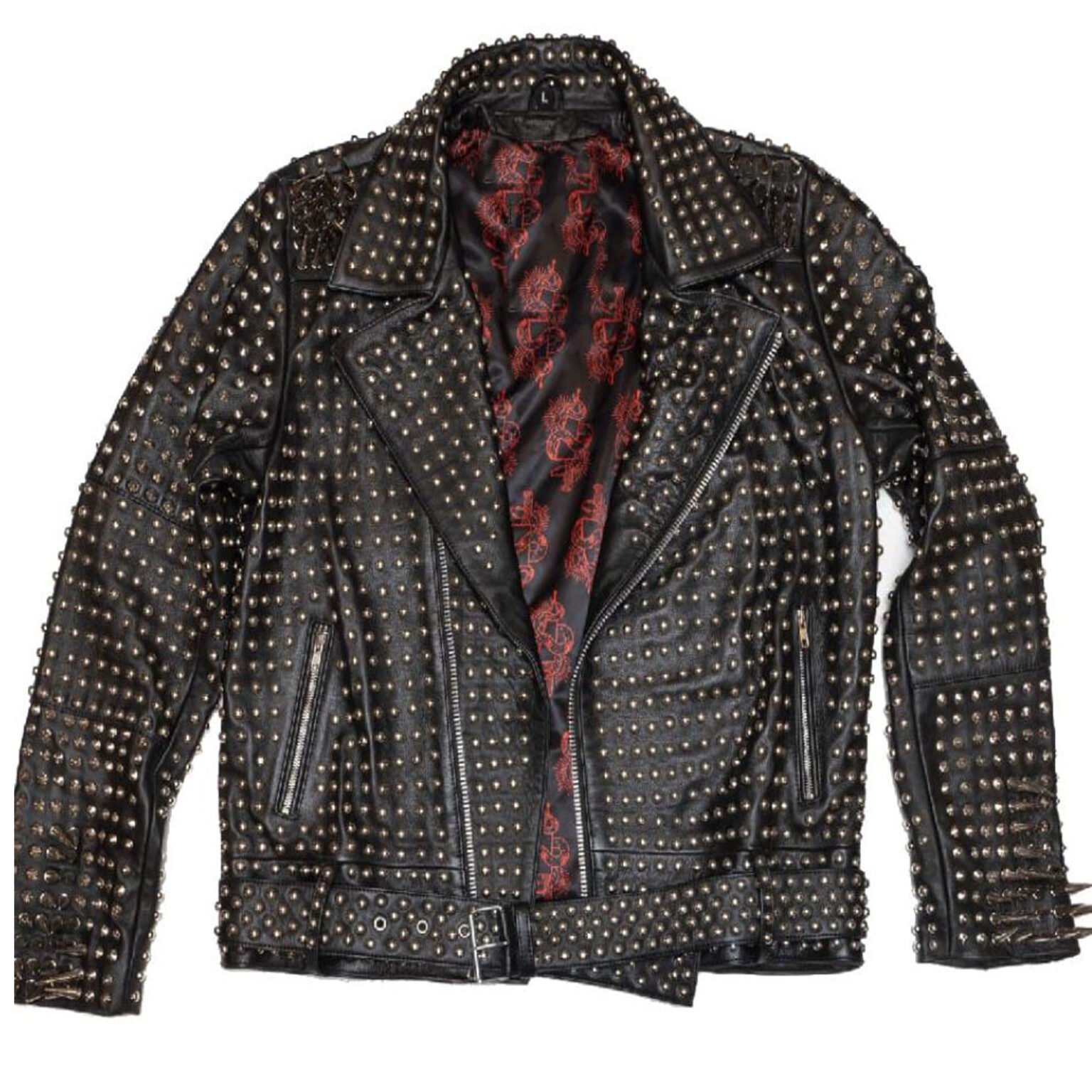 Punk Leather Jacket Mens - Vogue Fashion