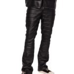 Mens Leather Pants, Choosing the Right Fit and Style - Vogue Fashion